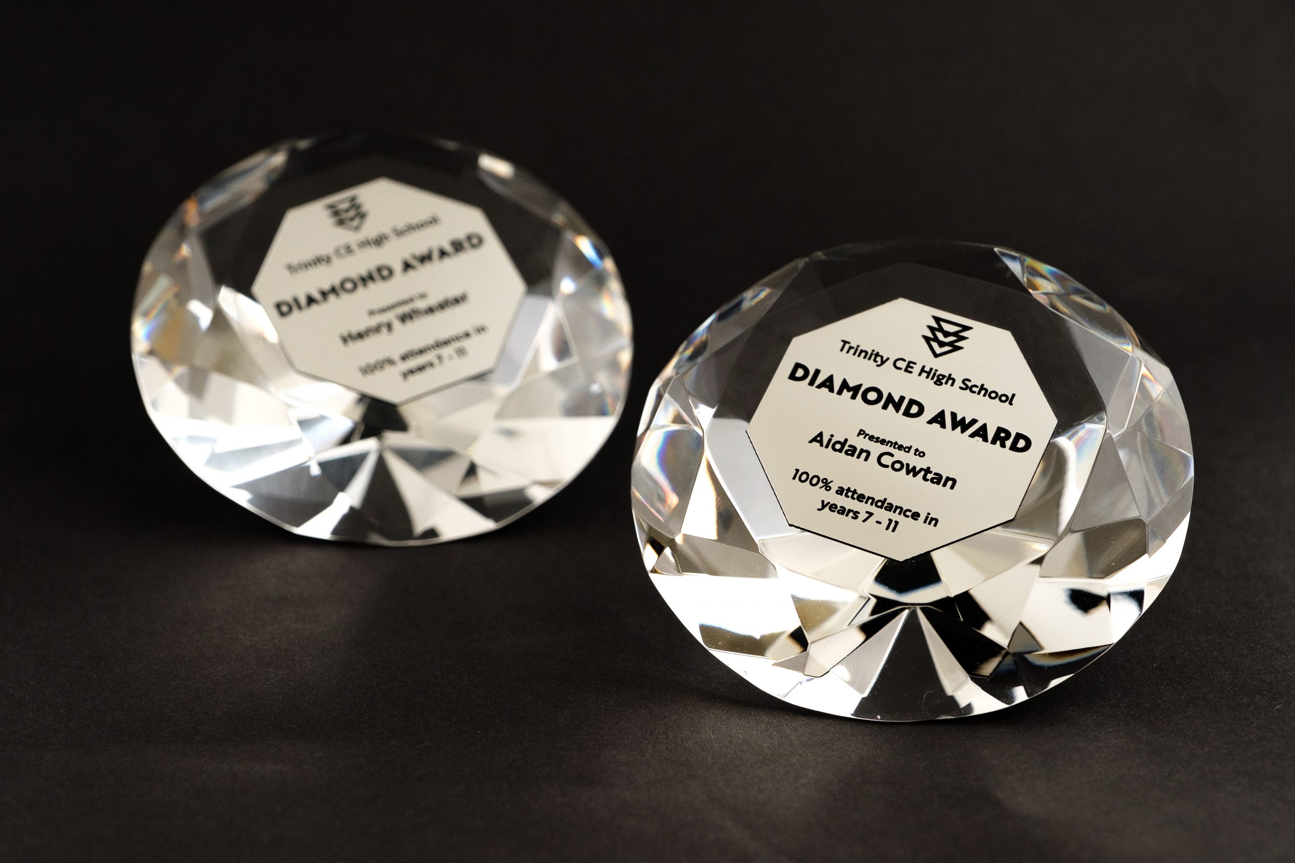 Diamond Attendance Award - Trinity High